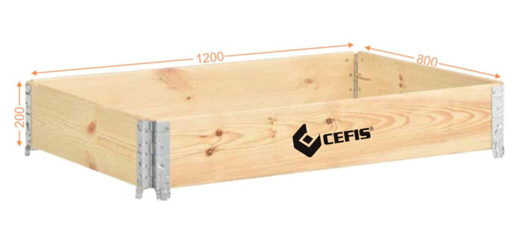 Paretali per pallet in legno
